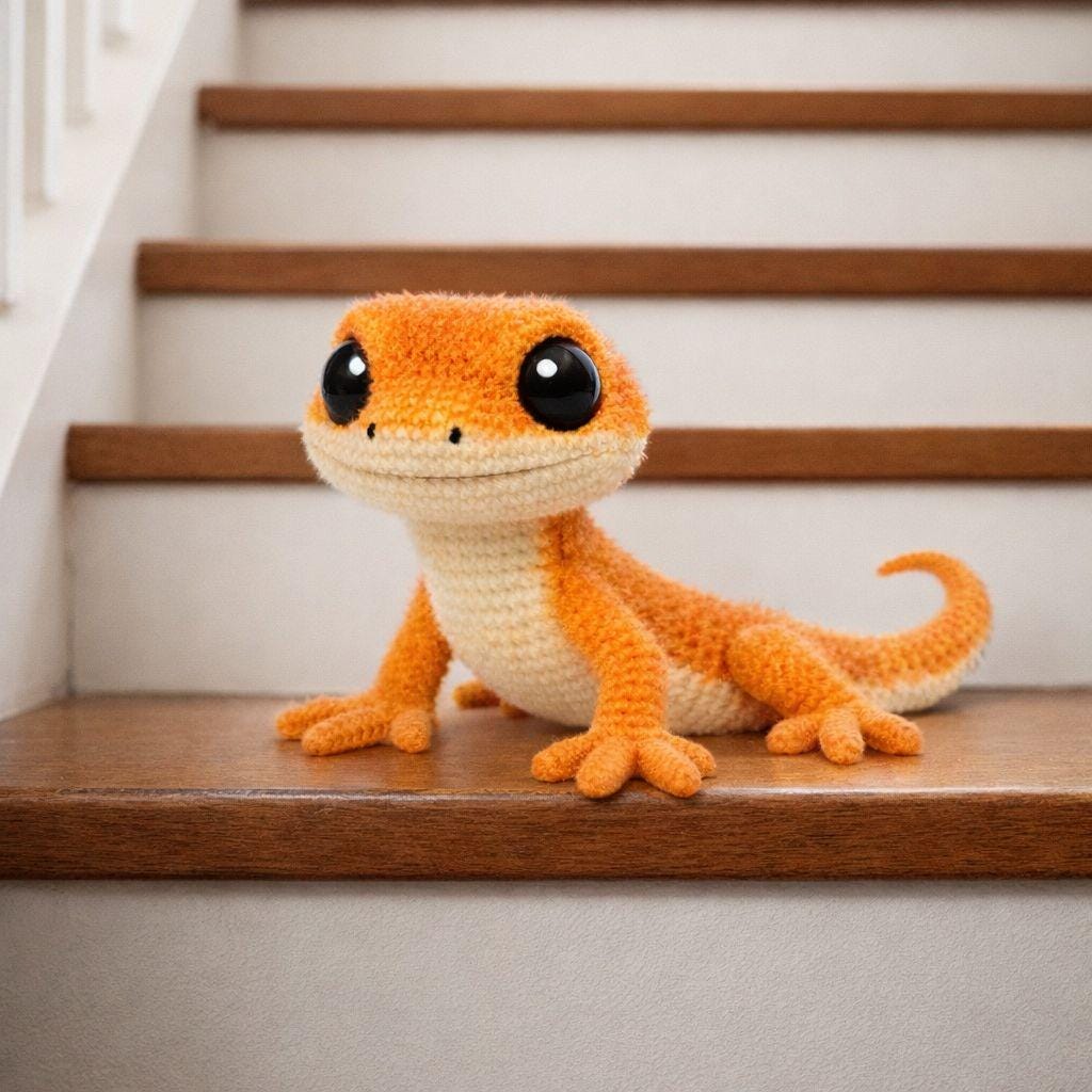 Crochet Lizard Amigurumi Pattern | DIY Stuffed Animal (PDF Pattern) - Etsy