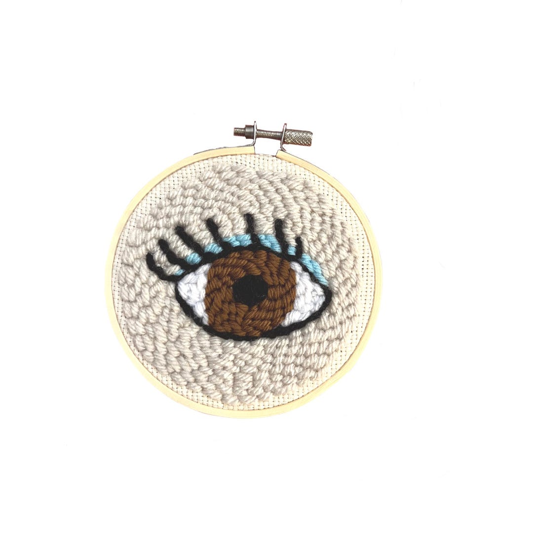 Eye Punch Needle Embroidery - Etsy