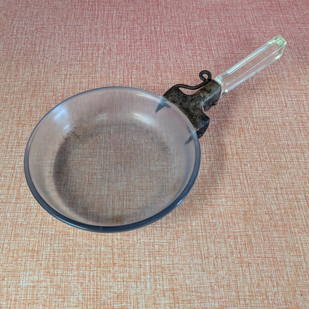 Vintage PYREX Flameware 817-B Skillet | 7” Glass Frying Pan ...