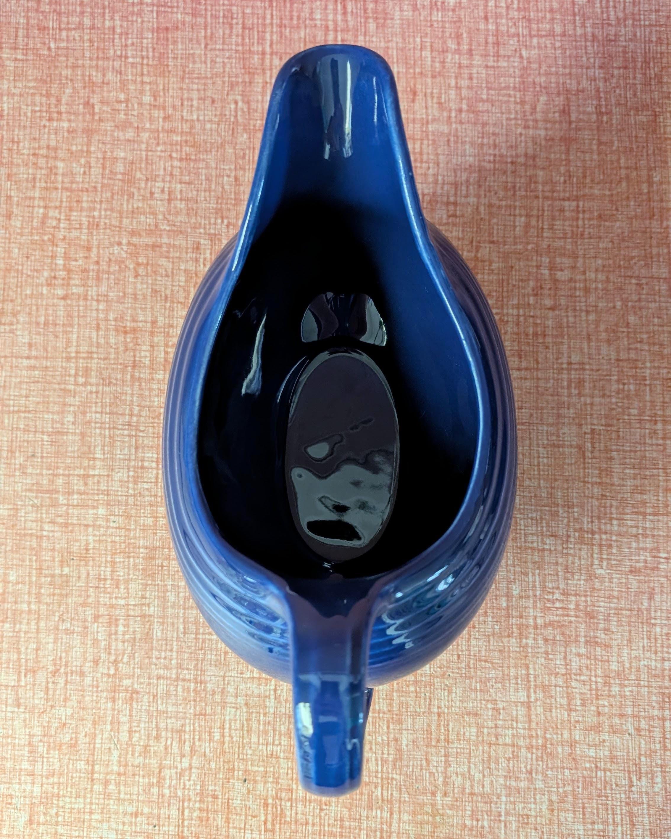 Vintage Fiesta Ware Cobalt Blue Gravy Boat Homer Laughlin Fiestaware ...