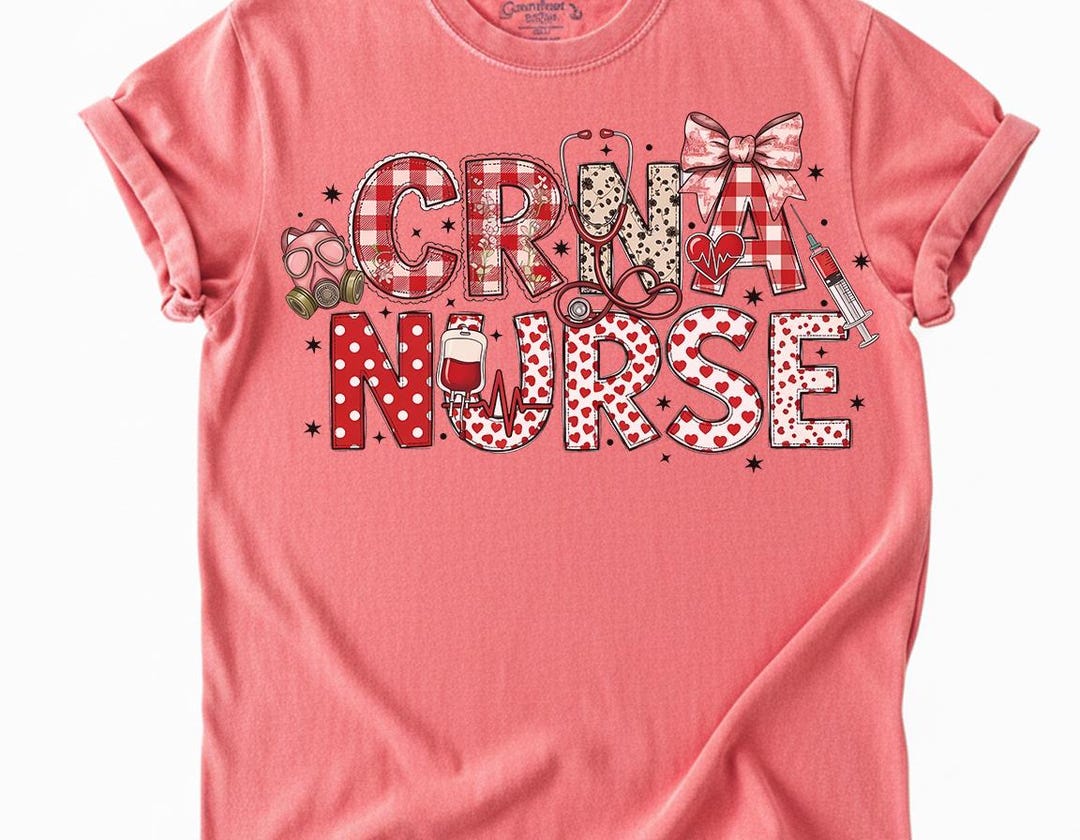 CRNA Nurse PNG Digital Design – Cute Certified Registered Nurse ...