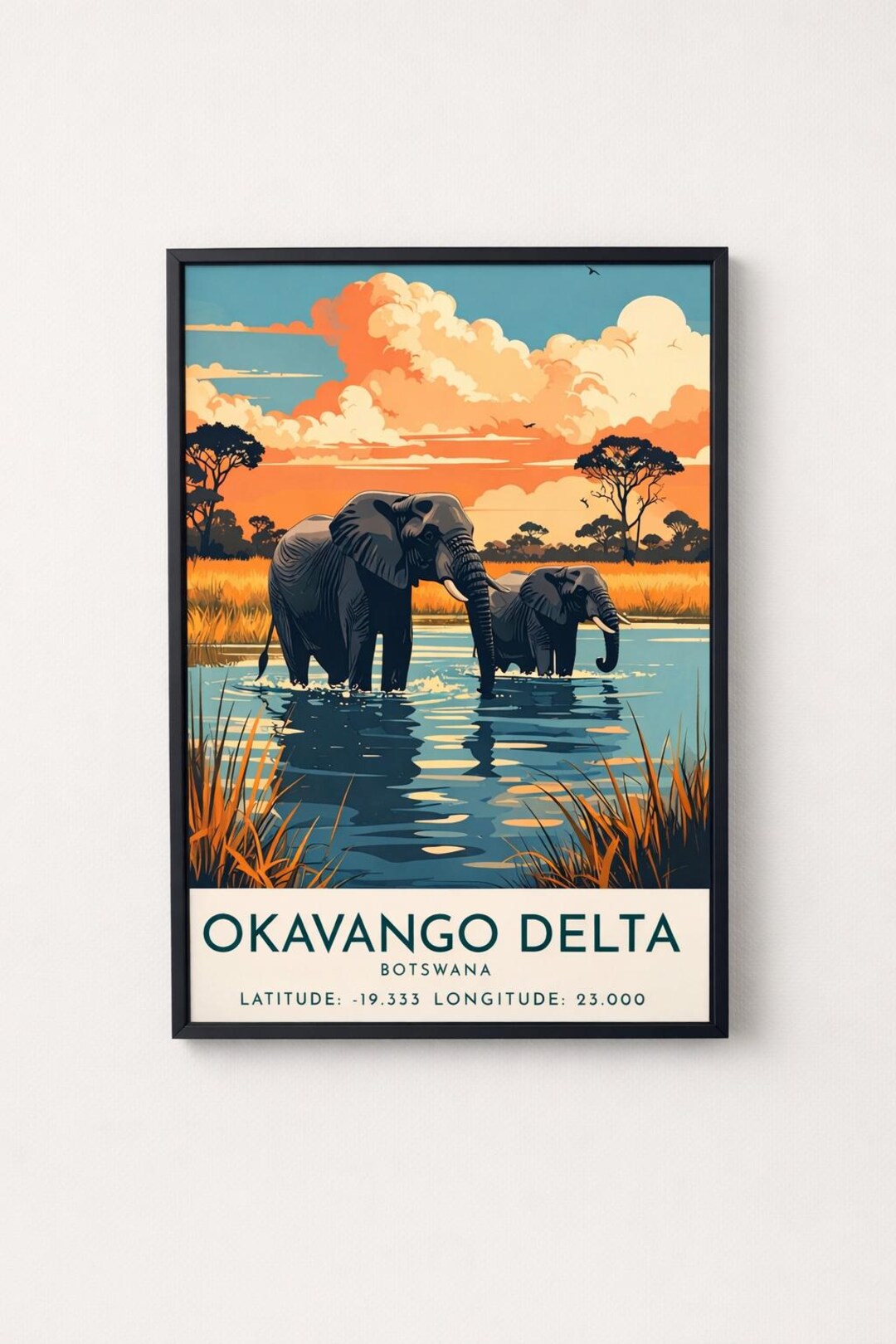Still Waters of the Wild – Okavango Delta - Etsy