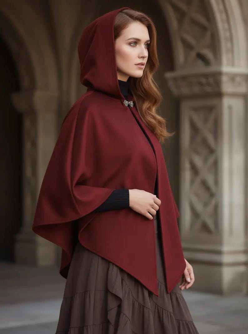 Short Cape Jacket Sewing Pattern, Women Sewing Pattern, Cape Pattern ...