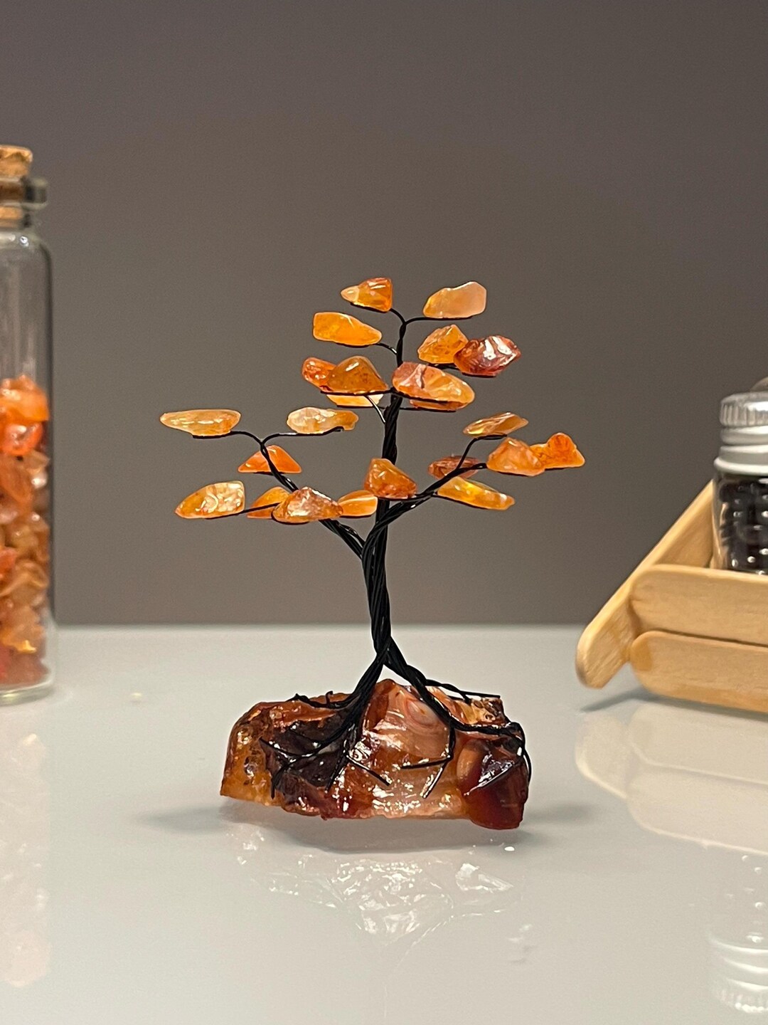 Carnelian Tree of Luck - Etsy