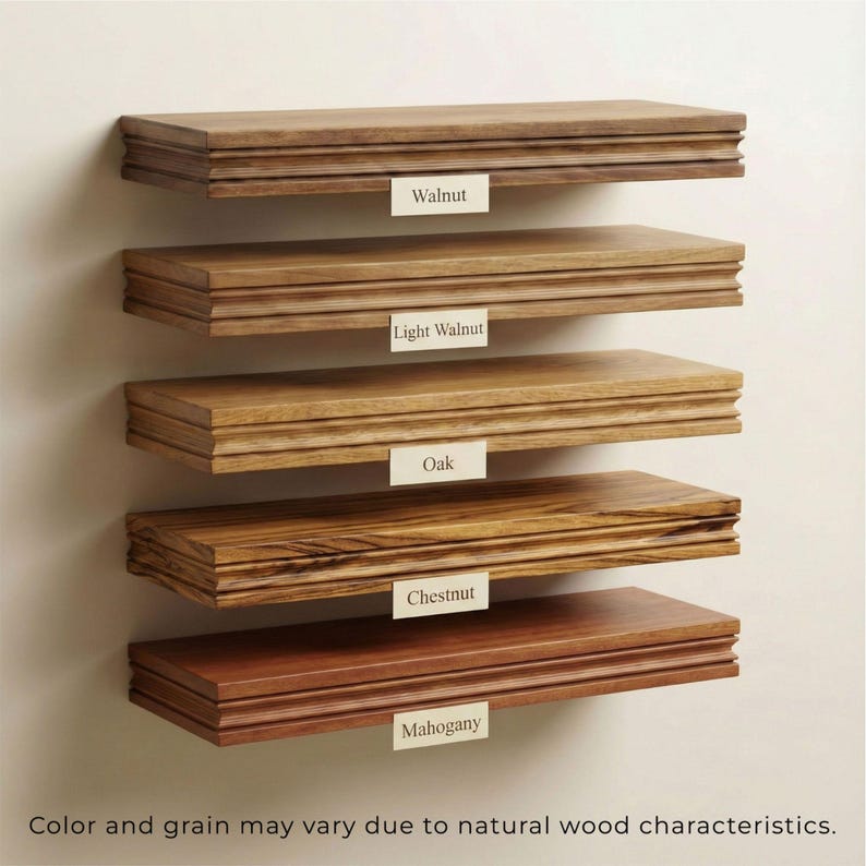 Solid Wood Fireplace Mantel Shelf – Thick Rustic Floating Shelf, Custom ...