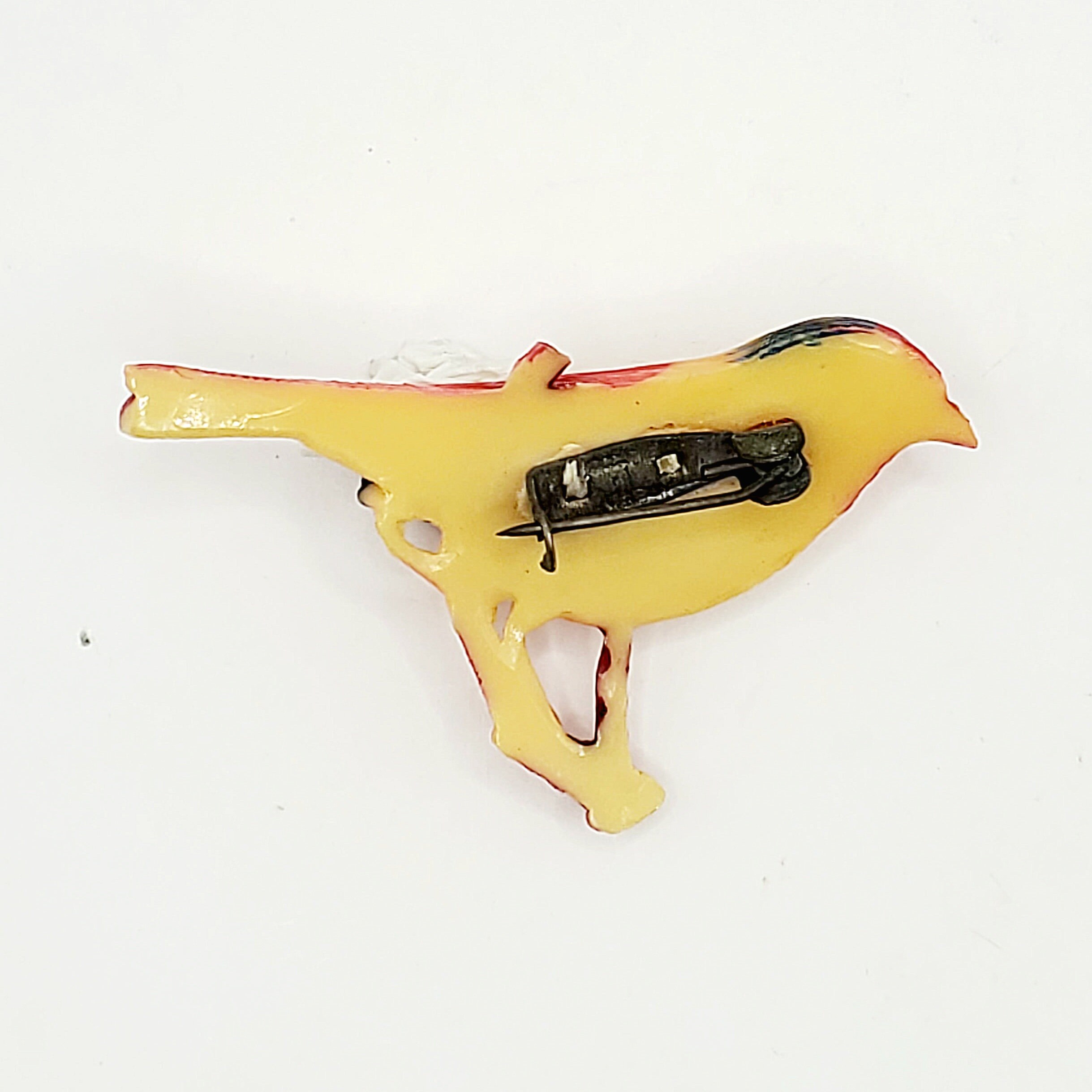 Vintage Colorful Bird Pin, Occupied Japan Celluloid Bird Pin Brooch - Etsy