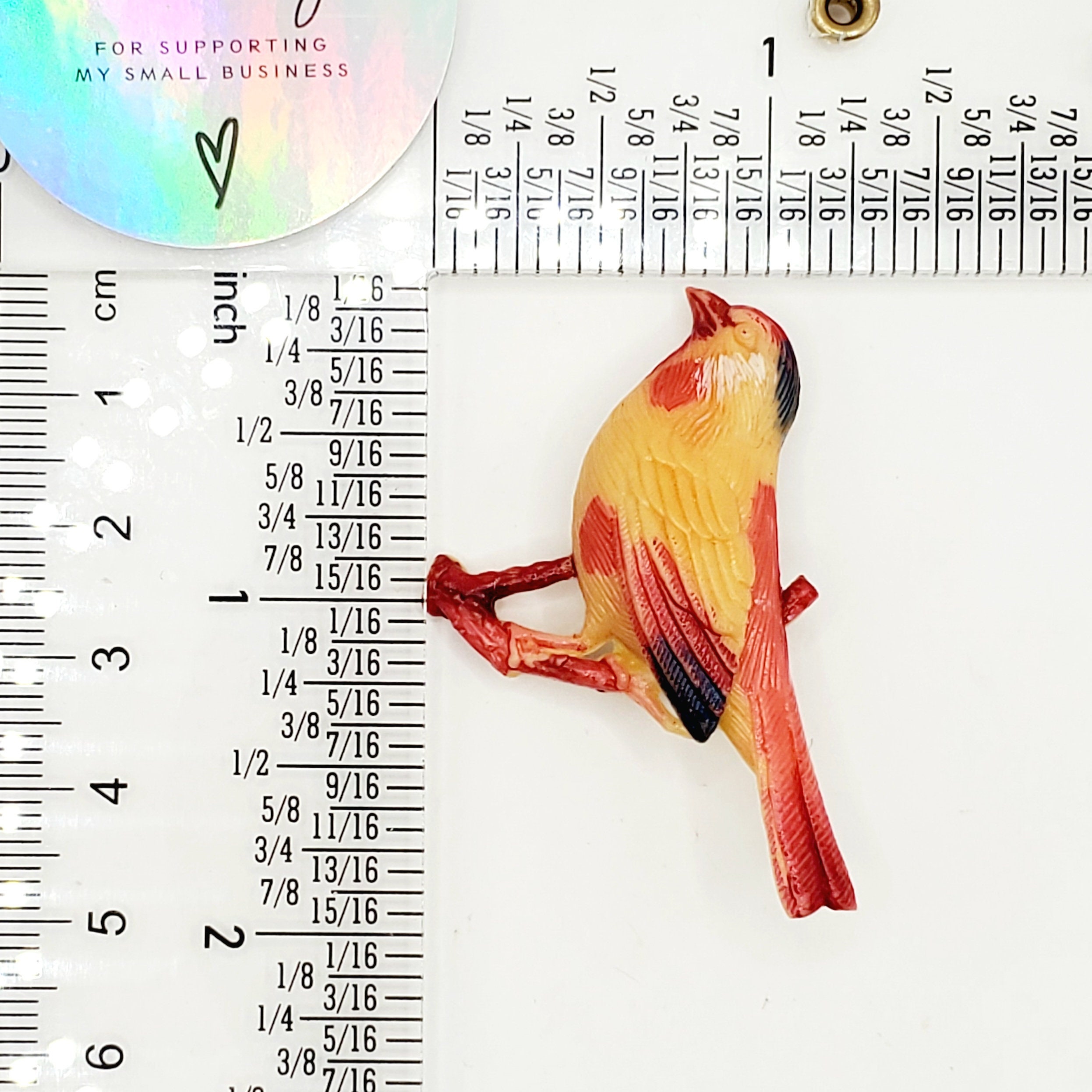 Vintage Colorful Bird Pin, Occupied Japan Celluloid Bird Pin Brooch - Etsy