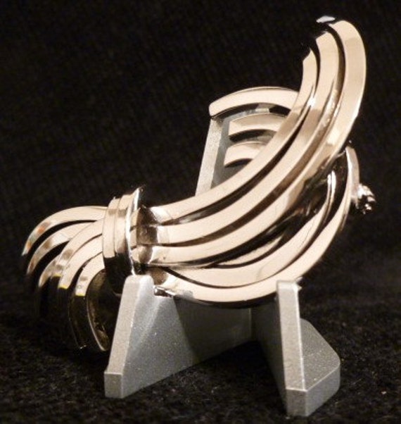 Vintage abstract pin brooch - Gem