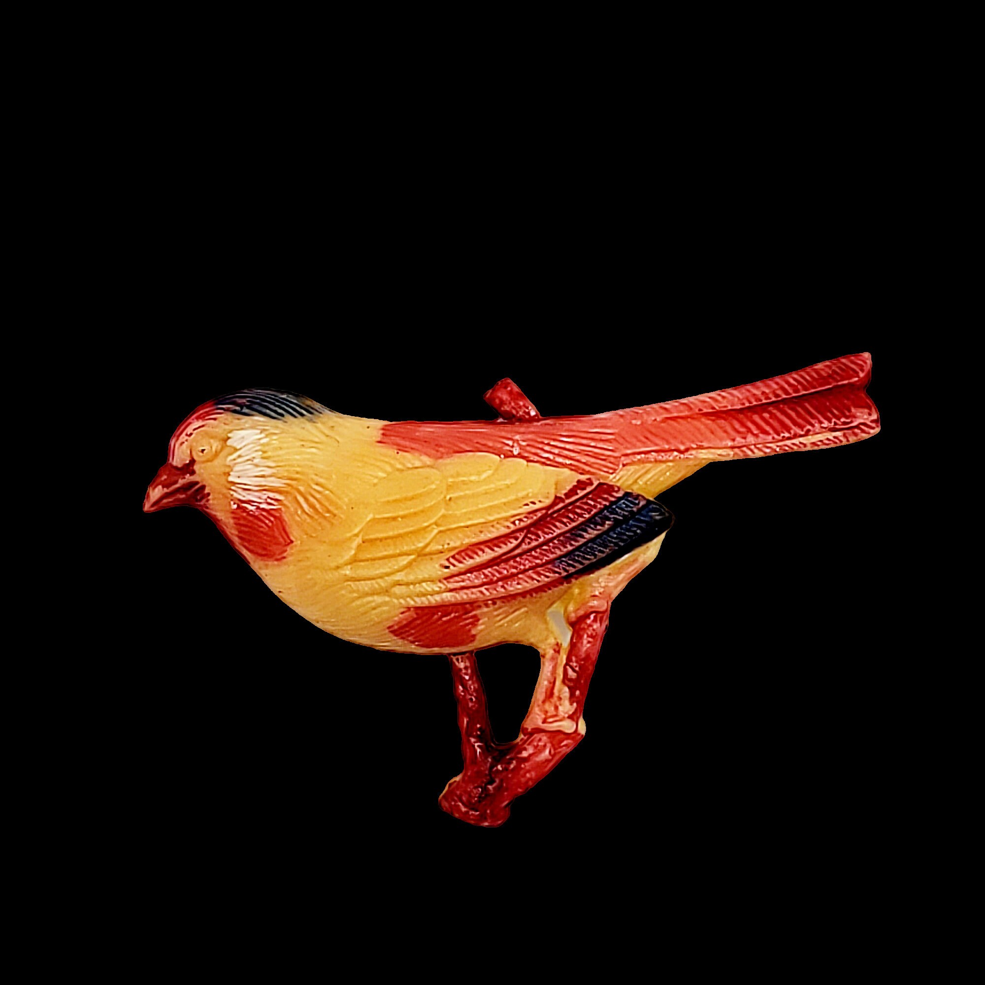 Vintage Colorful Bird Pin, Occupied Japan Celluloid Bird Pin Brooch - Etsy