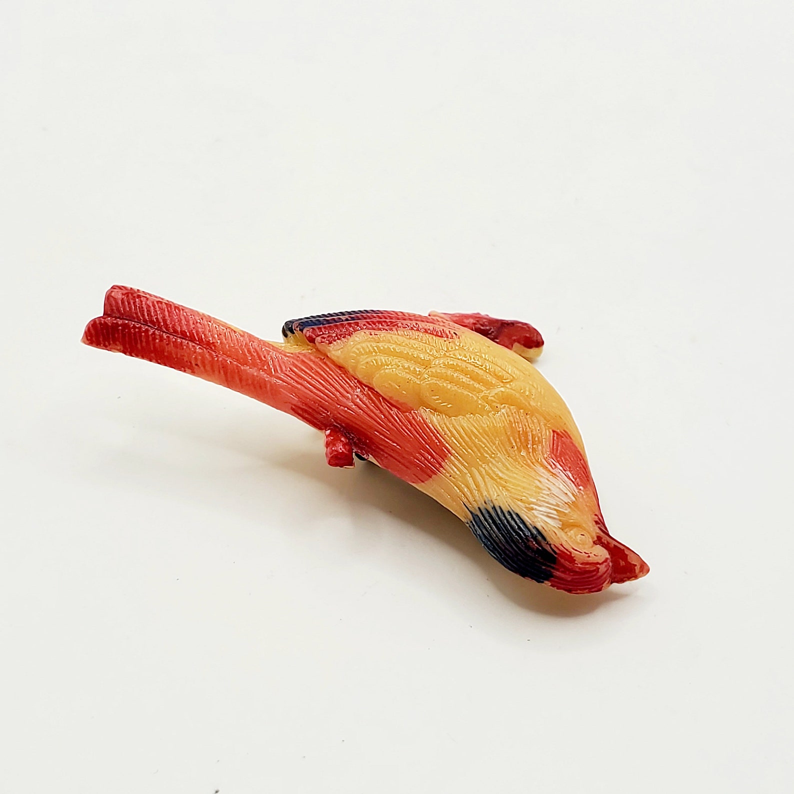 Vintage Colorful Bird Pin, Occupied Japan Celluloid Bird Pin Brooch - Etsy