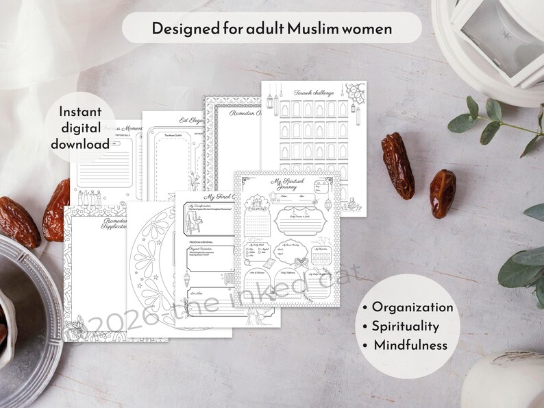 Ramadan Journal 2026 for Muslim Women – Guided Spiritual Ramadan ...