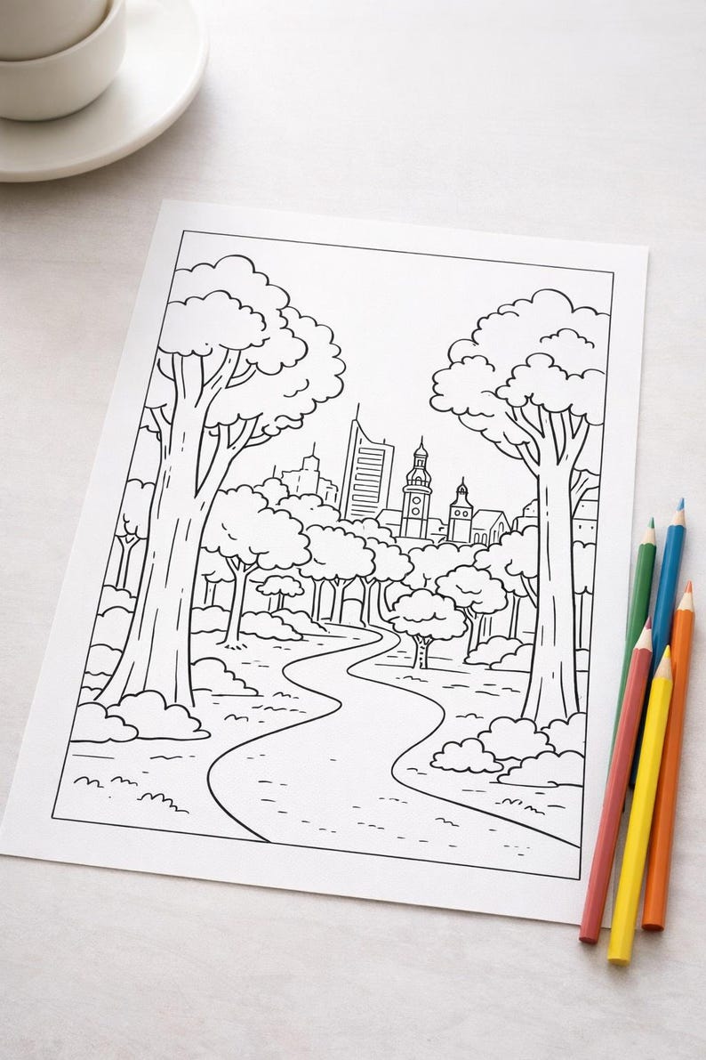 Leipzig Coloring Pages | Leipzig Coloring Book to Print | PDF and PNG ...