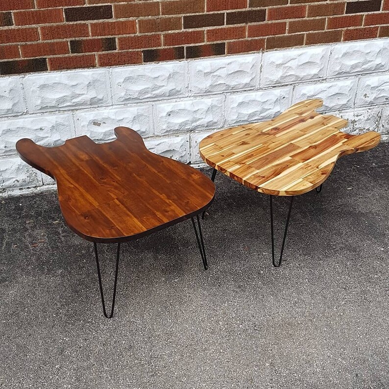 Musician Fender Guitar Body Coffee / Accent Table - Etsy