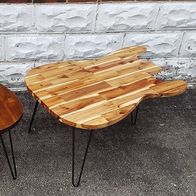Musician Fender Guitar Body Coffee / Accent Table - Etsy