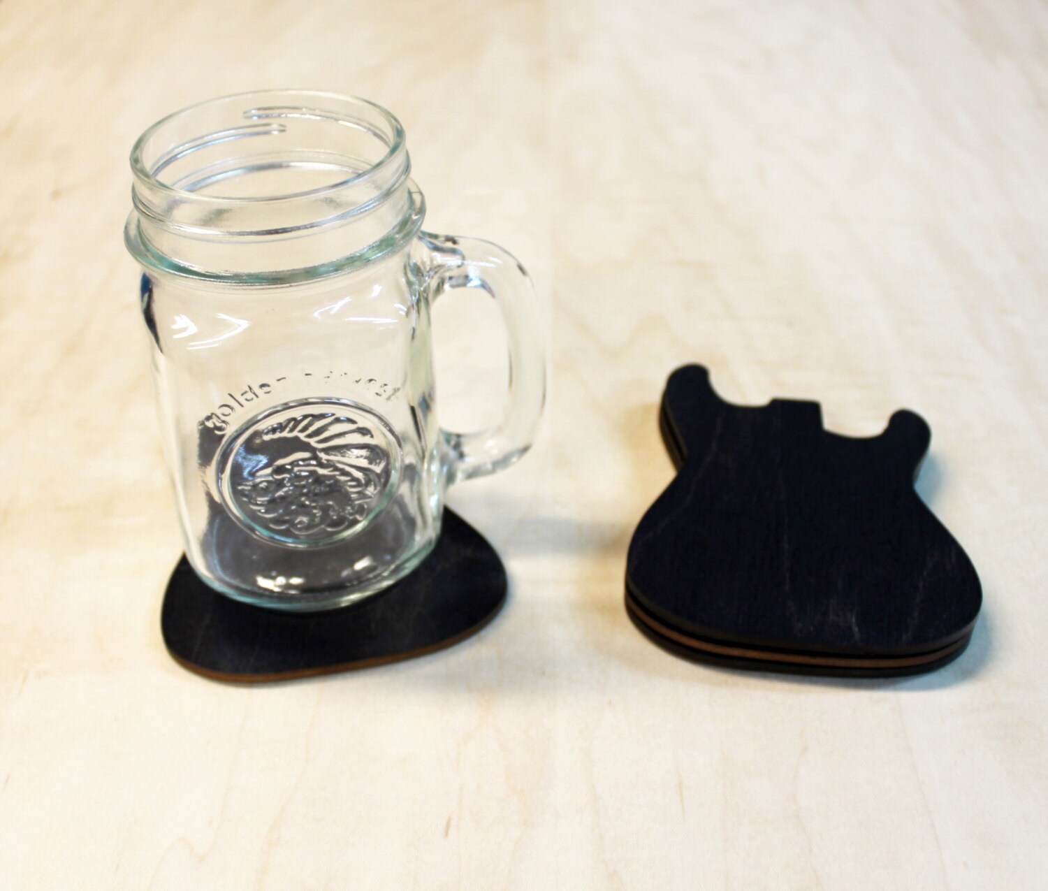 Fender Guitar Wooden Drink Coasters | Etsy