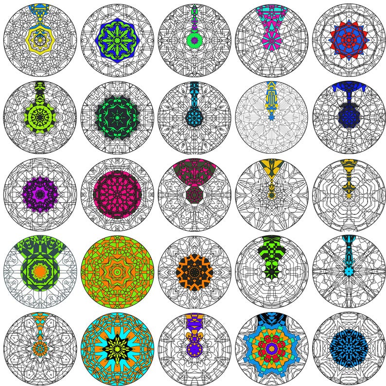 Mandala Coloring Book Hard | 100 Complex Designs | PDF + PNG Mega Pack ...