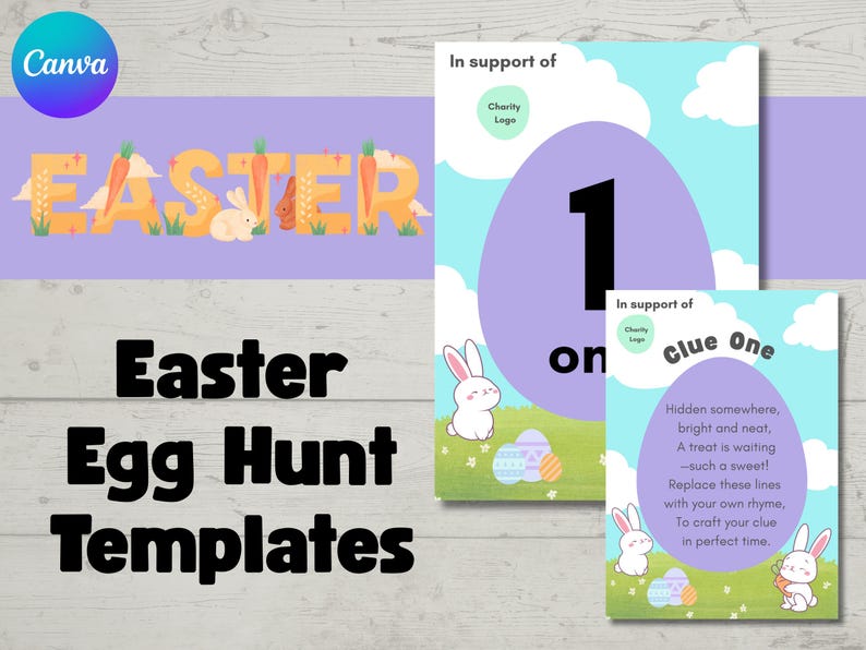 Easter Fundraising Game - Easter Egg Hunt Template | Non-profit ...
