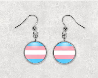 Transgender earrings | Etsy
