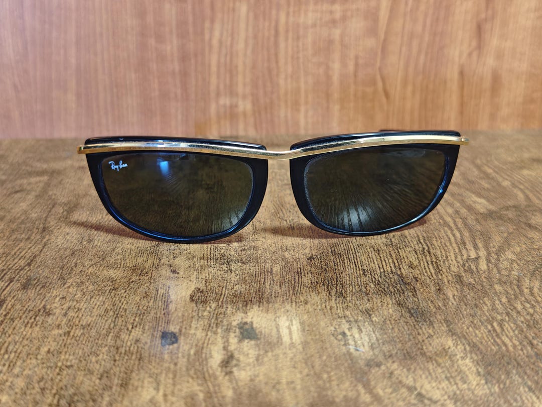 Vintage Ray Ban BL Gold Olympian Sunglasses Made in USA by Bausch and ...