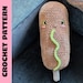 Jumbo Corn Dog Crochet Pattern | Plushie and Pillow (PDF Download ...