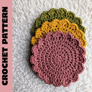 Quick and Easy Coaster Crochet Pattern for Beginners (PDF Download ...