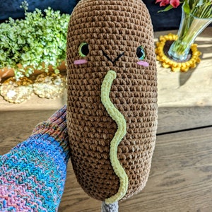 Jumbo Corn Dog Crochet Pattern Crochet Plushie, Crochet Pillow, Stuffed ...
