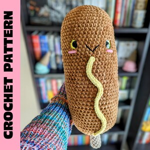 Jumbo Corn Dog Crochet Pattern | Plushie and Pillow (PDF Download) - Etsy