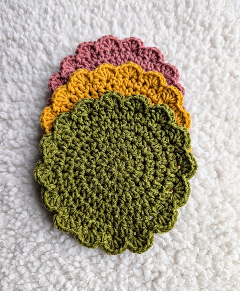 Quick and Easy Coaster Crochet Pattern for Beginners (PDF Download ...