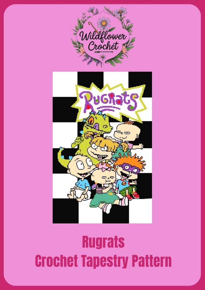 Rugrats Crochet Tapestry Pattern - Etsy