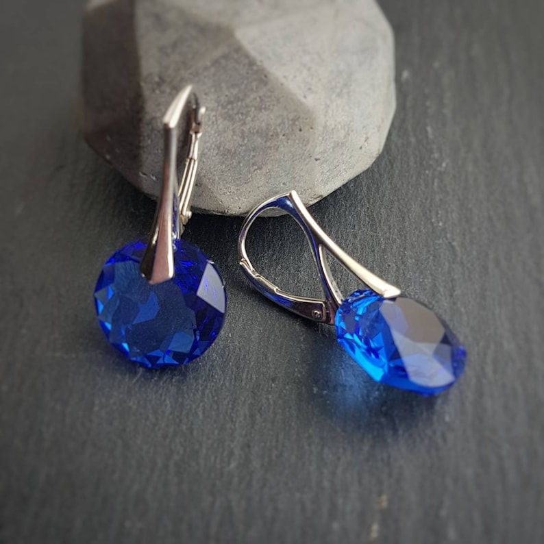 September BIRTHSTONE VIRGO Sapphire Crystal Earrings and Necklace Set ...