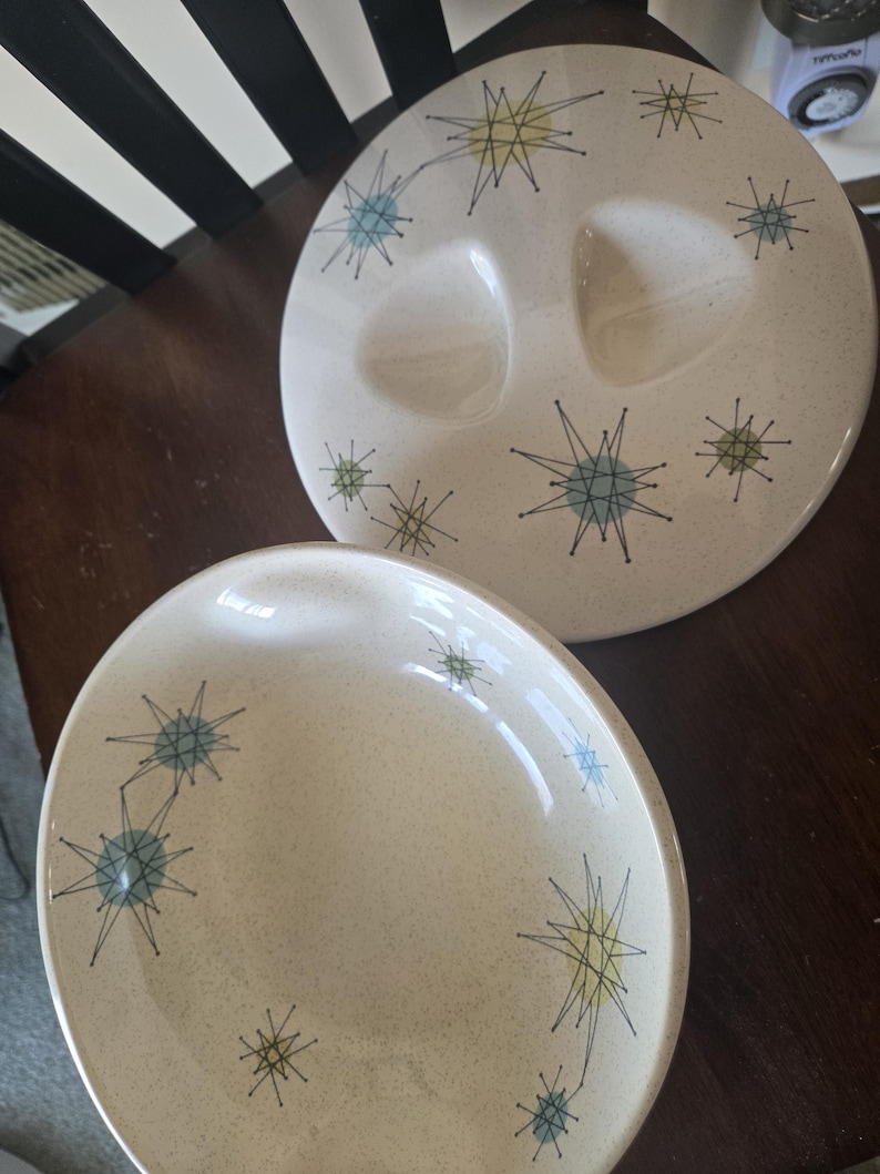 Mid Century Franciscan Atomic Starburst Dinnerware Set | Vintage 1950s ...