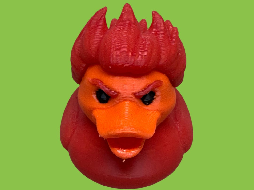 Heat Miser Duck – 3D Printed PLA Fire Duck Figurine - Etsy