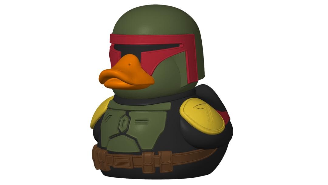 Boba Fett Duck PLA Figure | Sci-fi Bounty Hunter Duck | 3D Printed ...