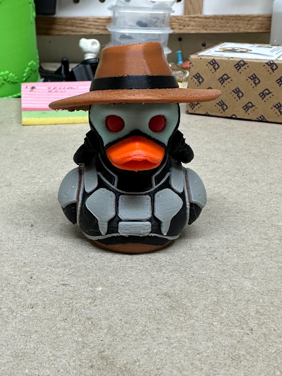 Cad Bane Inspired Duck – PLA 3D Printed Sci-fi Villain Duck Figure ...