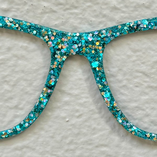 Glitter Glasses - Etsy