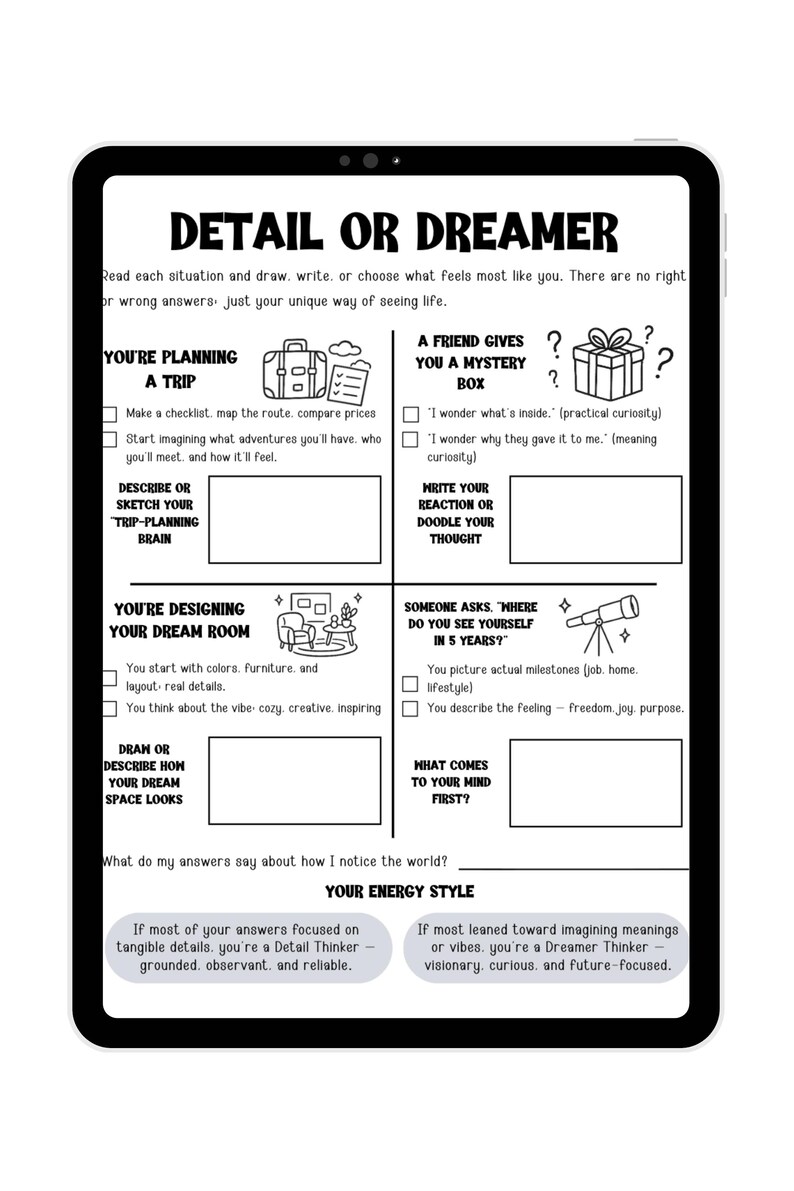 MBTI Workbook | Digital Download | Self-discovery Personality ...