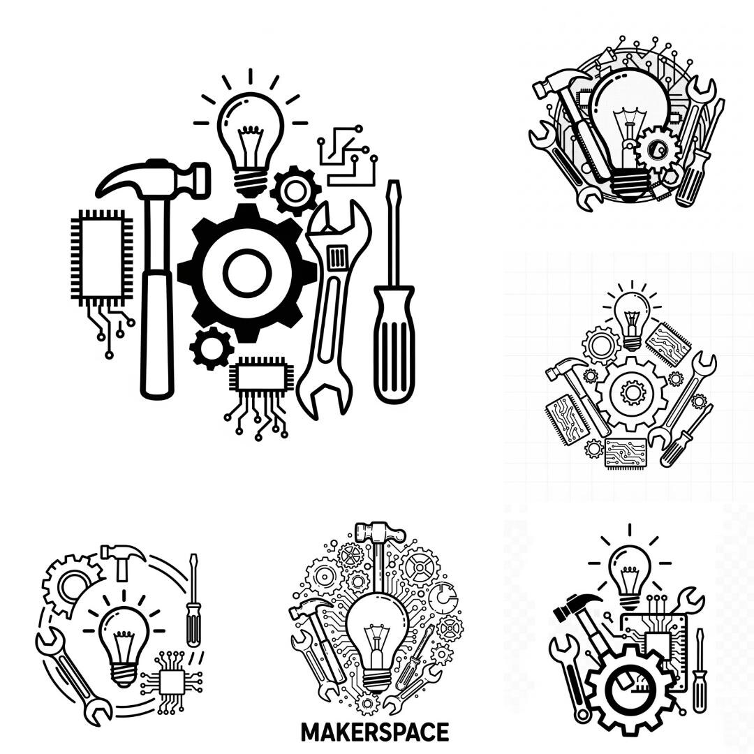 Makerspace SVG PNG Bundle | STEM Clipart | Design Cut Files | Cricut ...