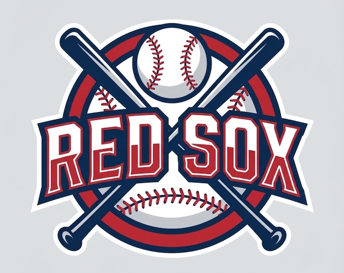 Red Sox Baseball SVG PNG | Red Sox Inspired Baseball Cut File for ...