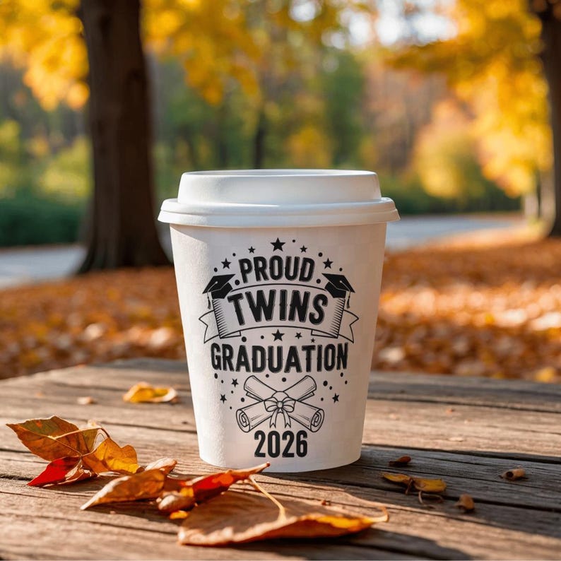 Proud Twins Graduation 2026 SVG PNG Bundle | Graduation Twins Clipart ...