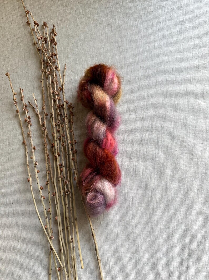 Rum Raisin Kid Mohair Silk Yarn - Etsy