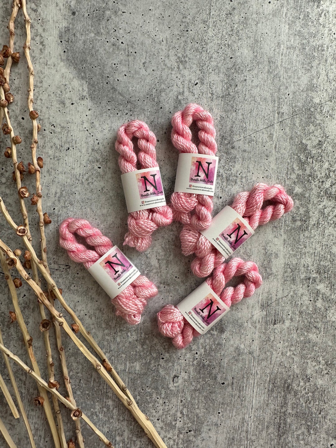 Cotton Candy | Embroidery Thread | Blue Faced Leicester Silk | 2 Ply ...