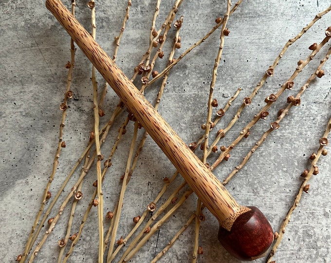 Black Palm With Copper Resin | Support Spindle | Spinning | Hand Spun ...