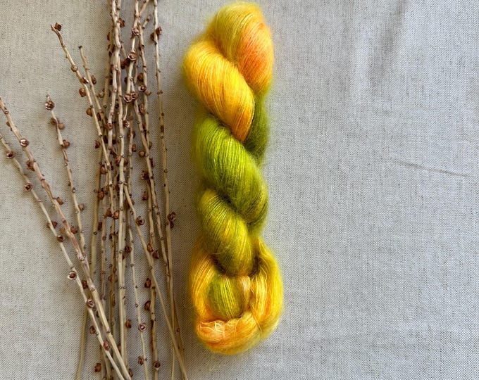 Tadpole | Kid Mohair Silk Yarn | Fuzzy Yarn | Soft Squishy Yarn ...