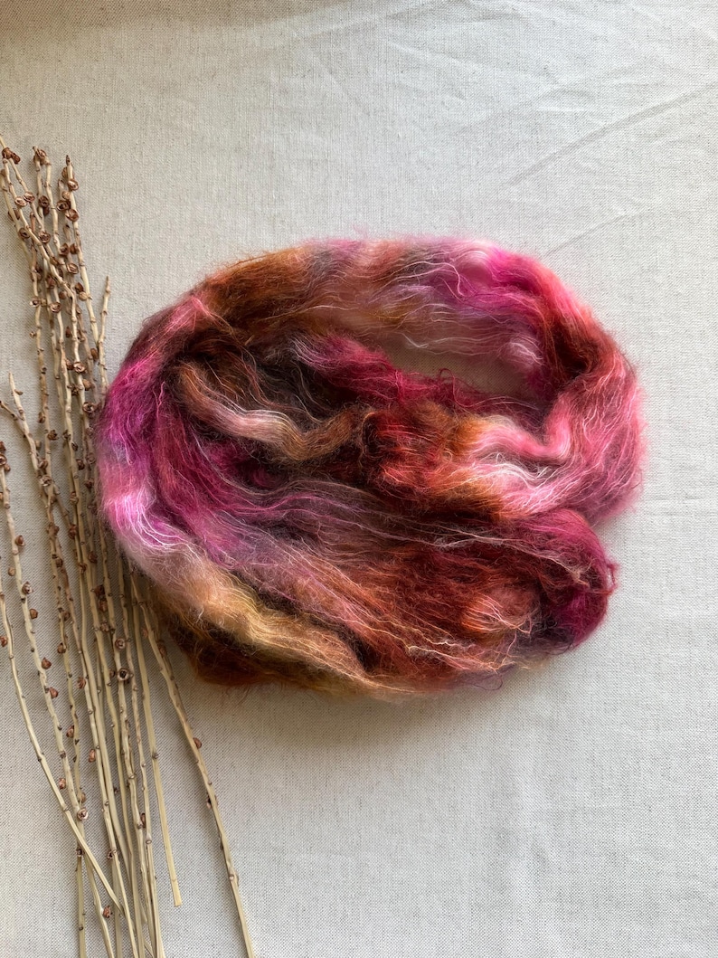 Rum Raisin Kid Mohair Silk Yarn - Etsy