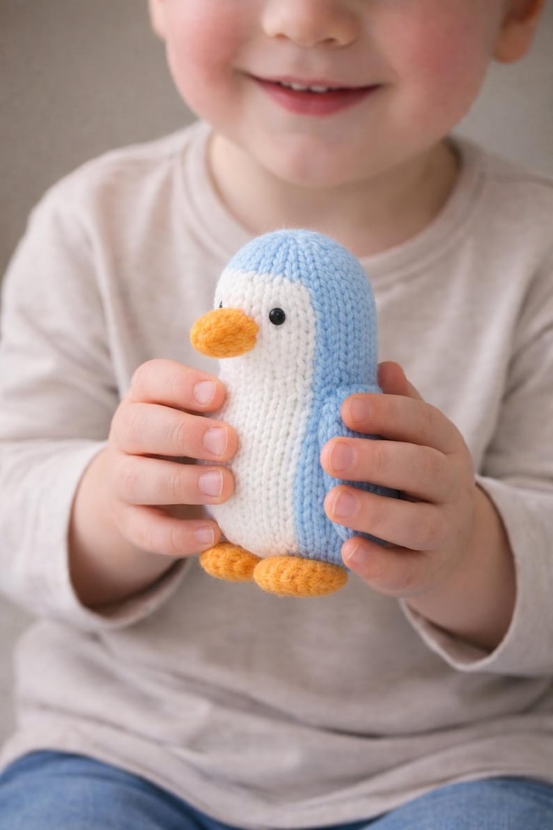 Pingo – Mini Knitted Penguin Easy Pattern PDF for Beginners - Etsy