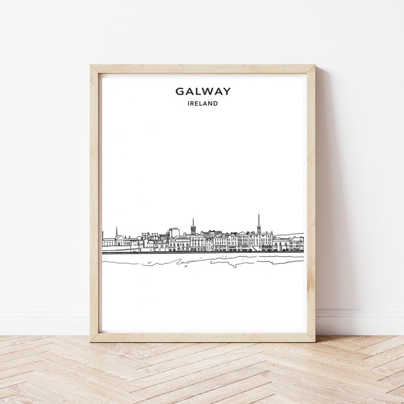 Minimalist Galway Wall Art – Neutral Home Decor – Modern Printable ...