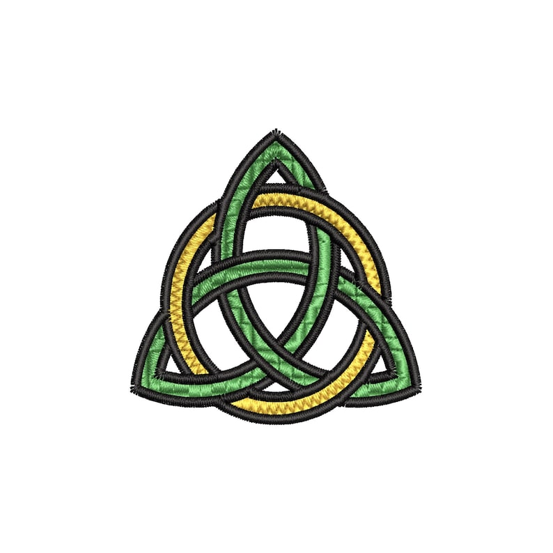 Celtic Trinity / Triquetra Knot - Machine Embroidery File Design - [2] Sizes - Instant Download ...