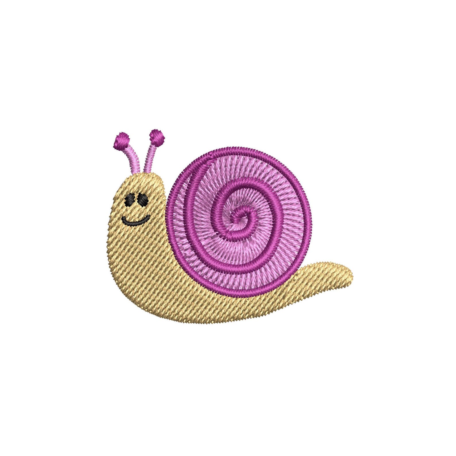 Garden Spring Snail - Machine Embroidery File Design - [3] Sizes ...