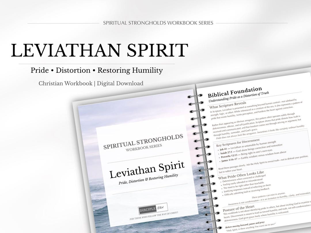 Leviathan Spirit Workbook | Christian Discernment, Humility & Healing ...