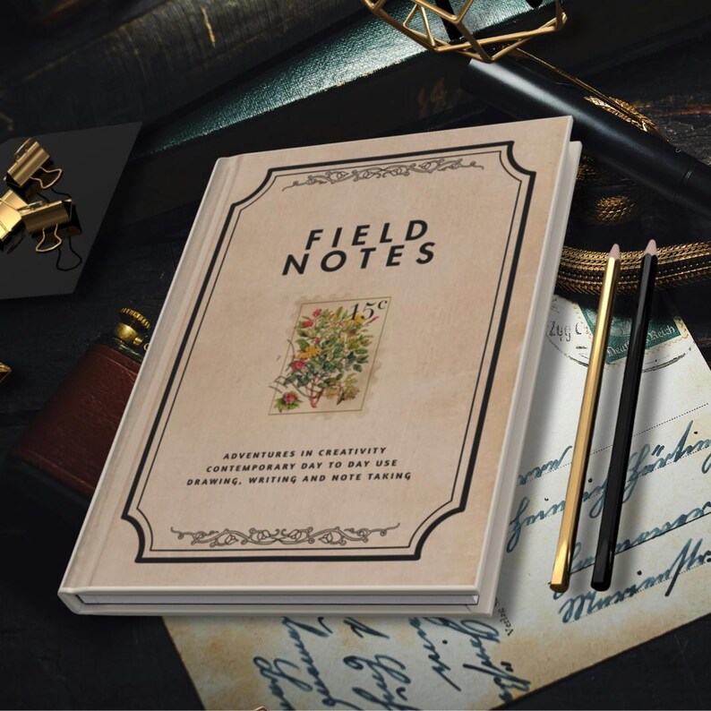 Personalized Field Notes Style Journal - Hardcover Notebook Gift for ...